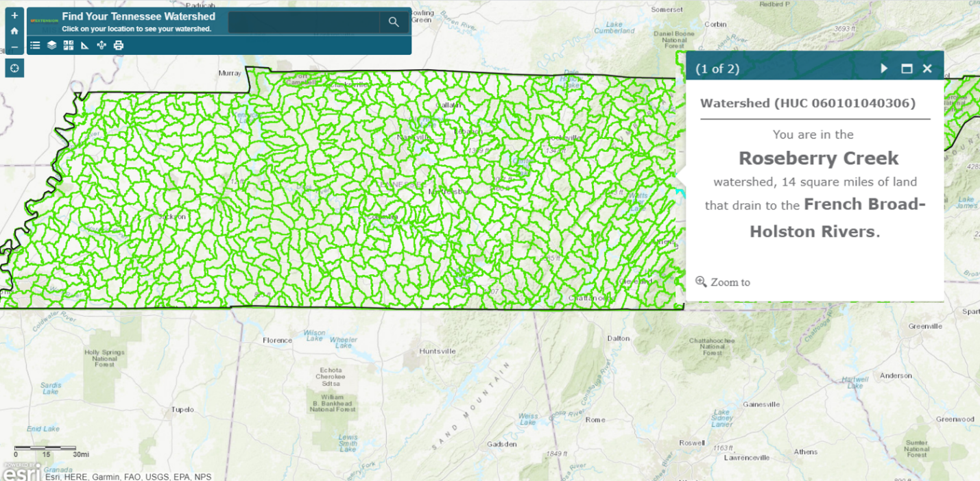What is a watershed? | Tennessee Smart Yards